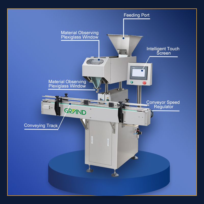 GD-8 Pharmaceutical Factory Automatic Couter Filler Machine Pills ...