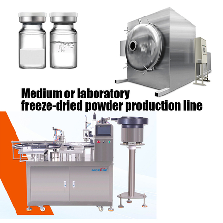 Lyophilization Powder vial filling and Lyophilizer